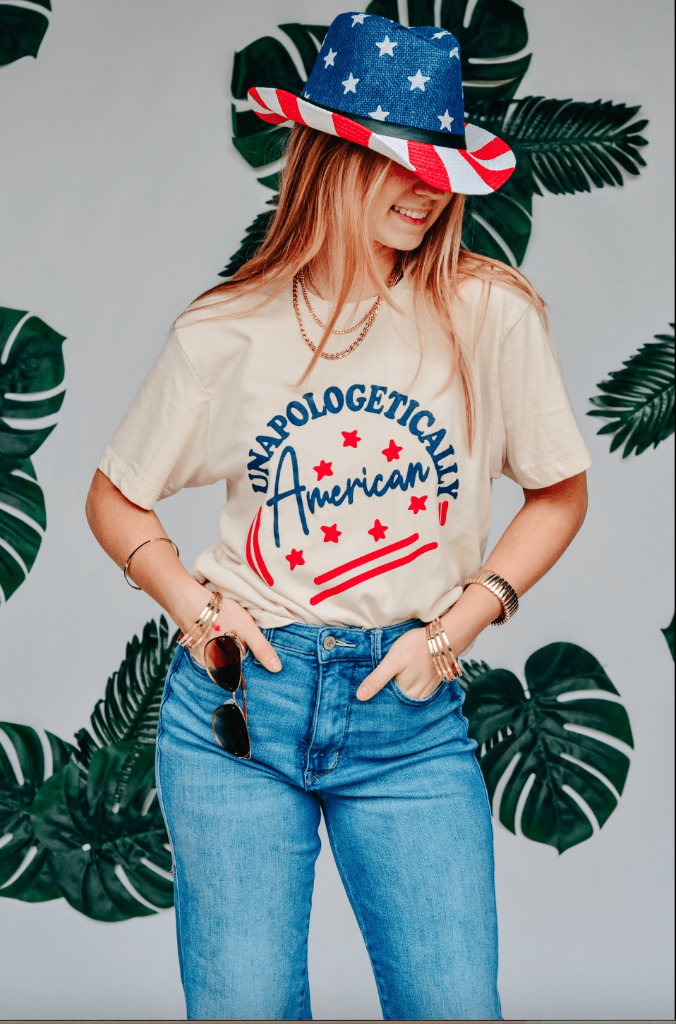 Unapologetically American Tee – Southern Bliss Company