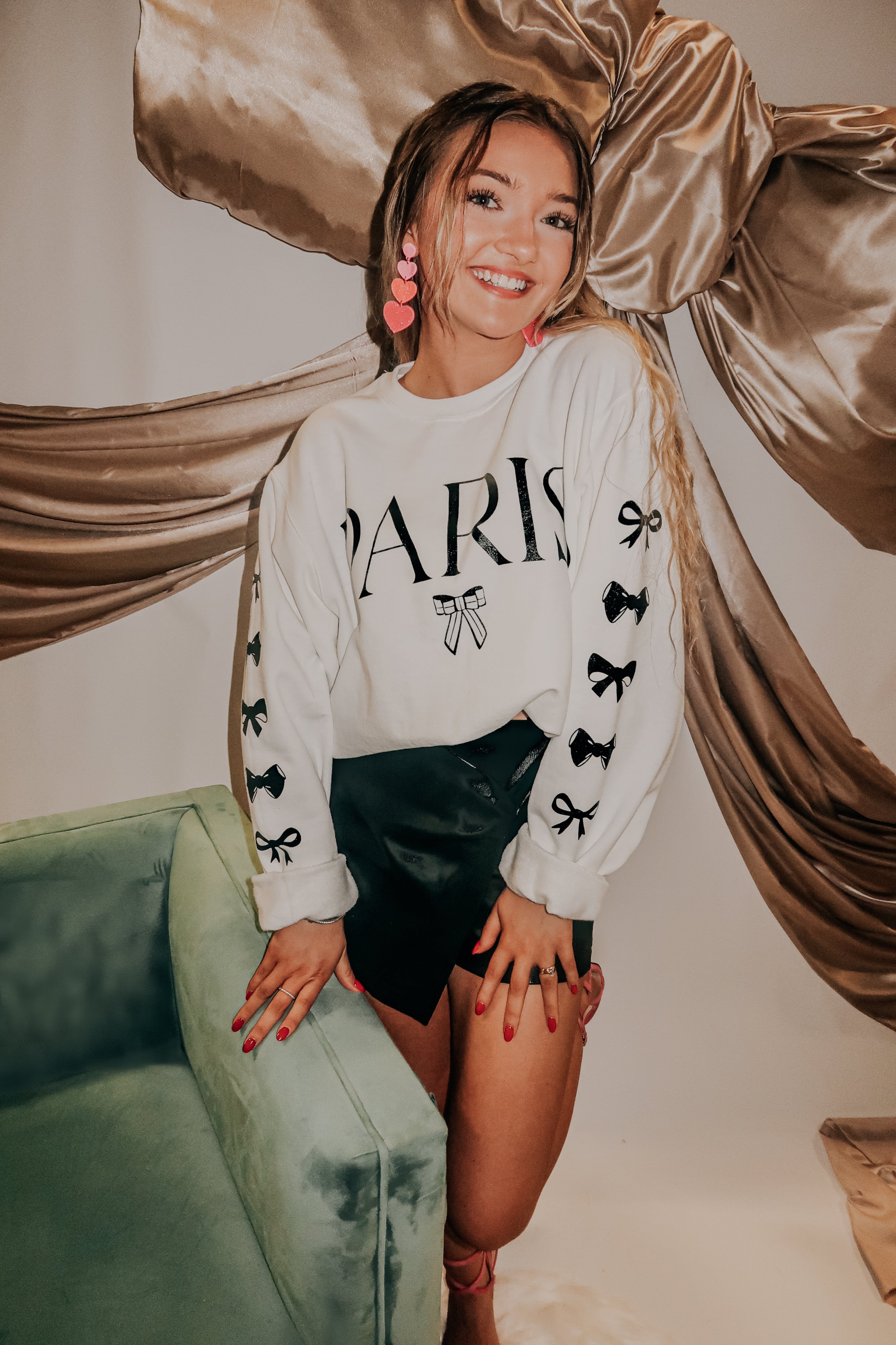Paris White Sweatshirt – Southern Bliss Company