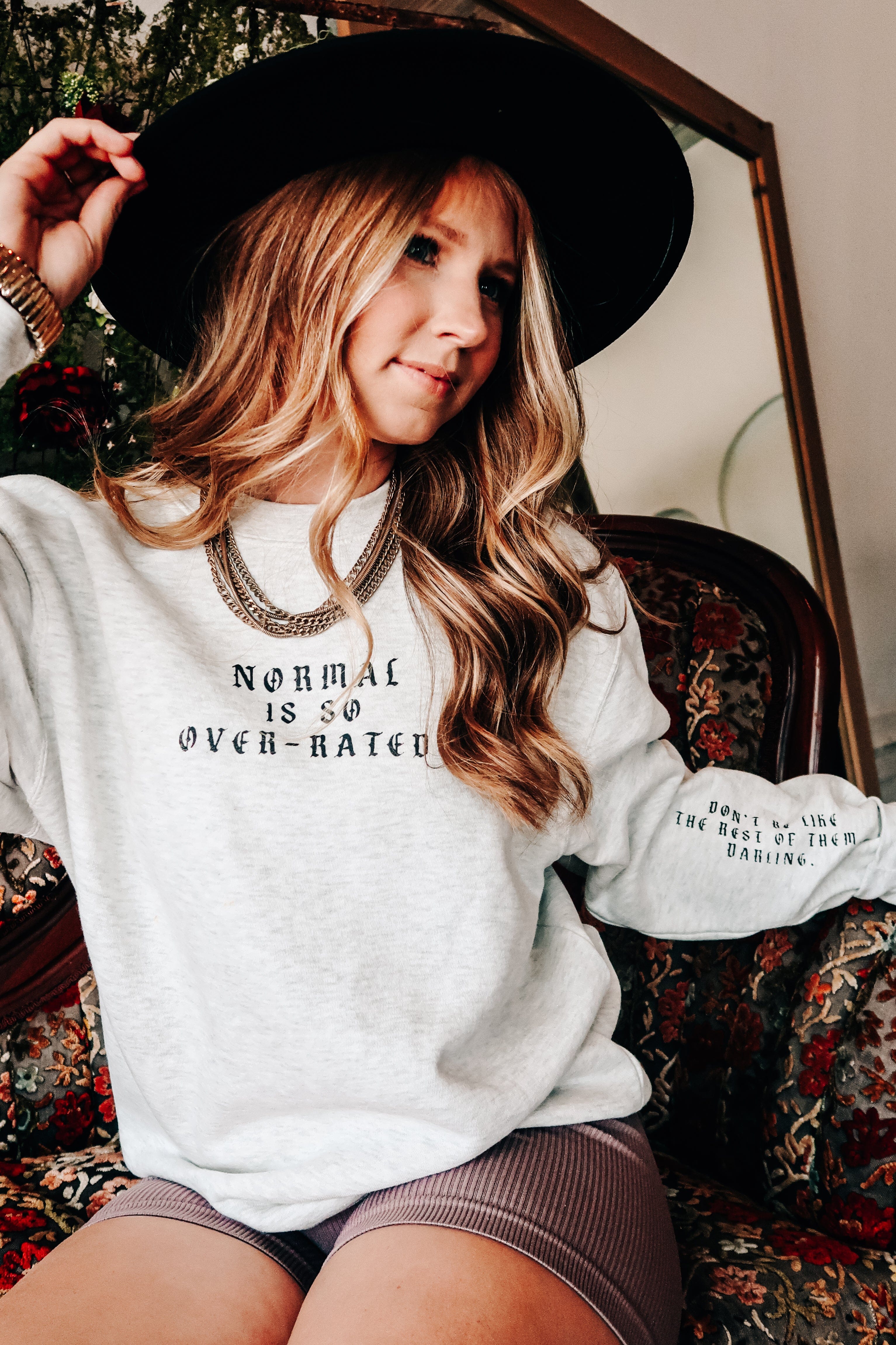 Normal is So Over-Rated Oatmeal Sweatshirt – Southern Bliss Company