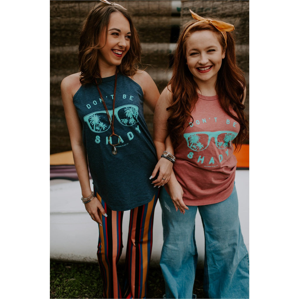 Don’t be Shady Rose Solid Tank – Southern Bliss Company